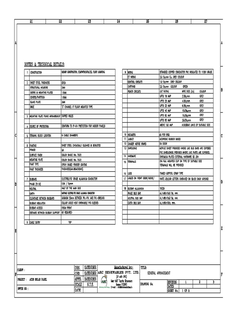 Mdb-1 Chandigarh Side Solar Panel | PDF | Sustainable Energy | Energy ...