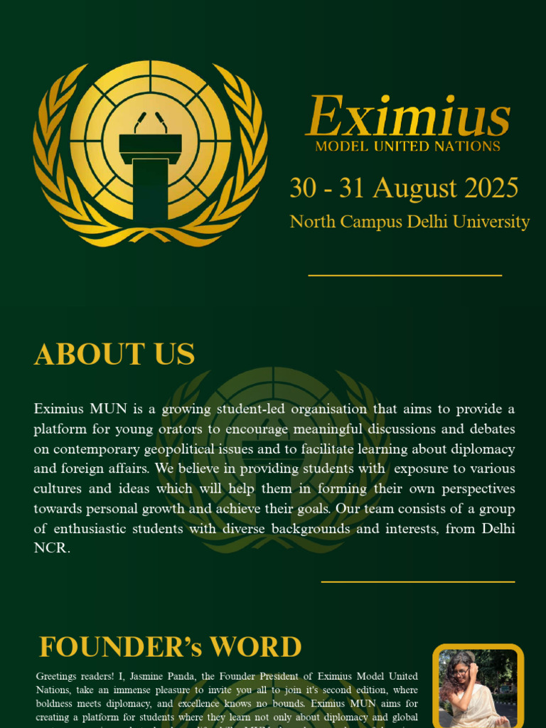Eximius Broucher 1 | PDF | Global Politics | International Relations