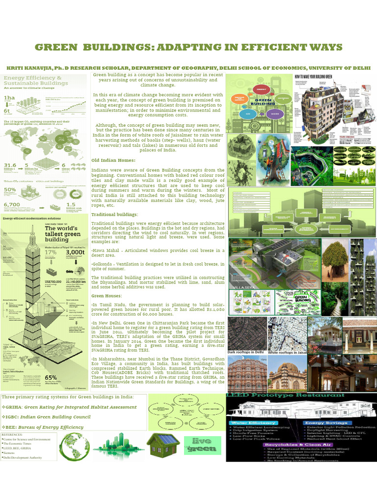 Green Buildings Adapting in Efficient Group X | PDF | Natural ...