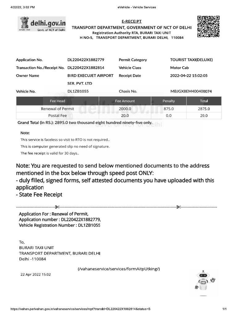 1055 Permit Fees | PDF