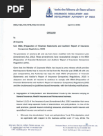 IRDAI Registration Regulations 2024 Guide | PDF | Insurance | Expense