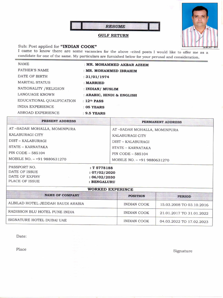 Akbar CV | PDF