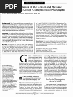 Centor Score (Modified - McIsaac) For Strep Pharyngitis - MDCalc | PDF ...