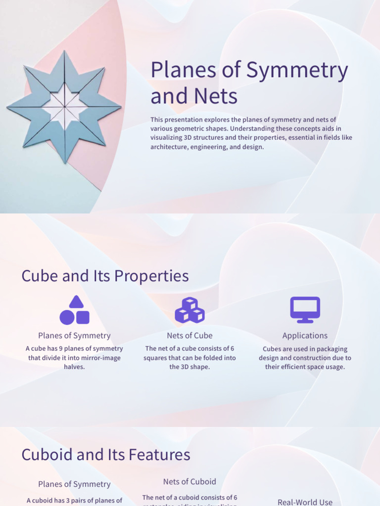 Tetrahedron: Planes of Symmetry Explained | PDF | Tetrahedron | Triangle