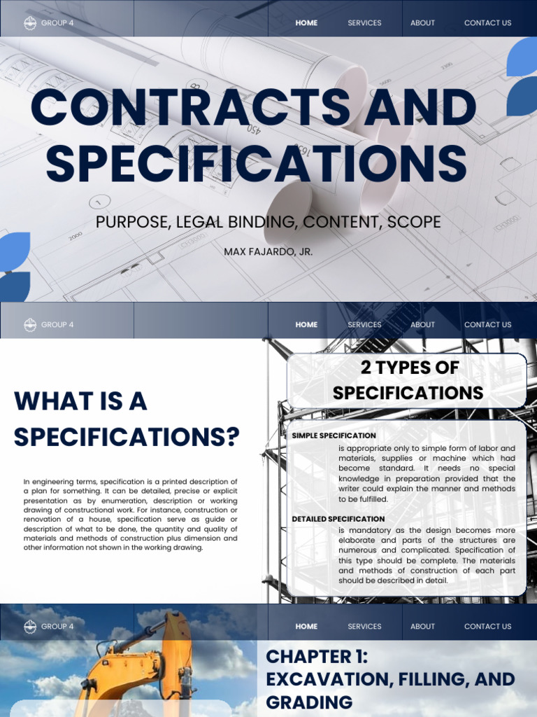 Group 4 Contracts and Specifications - 20250905 - 120410 - 0000 | PDF ...