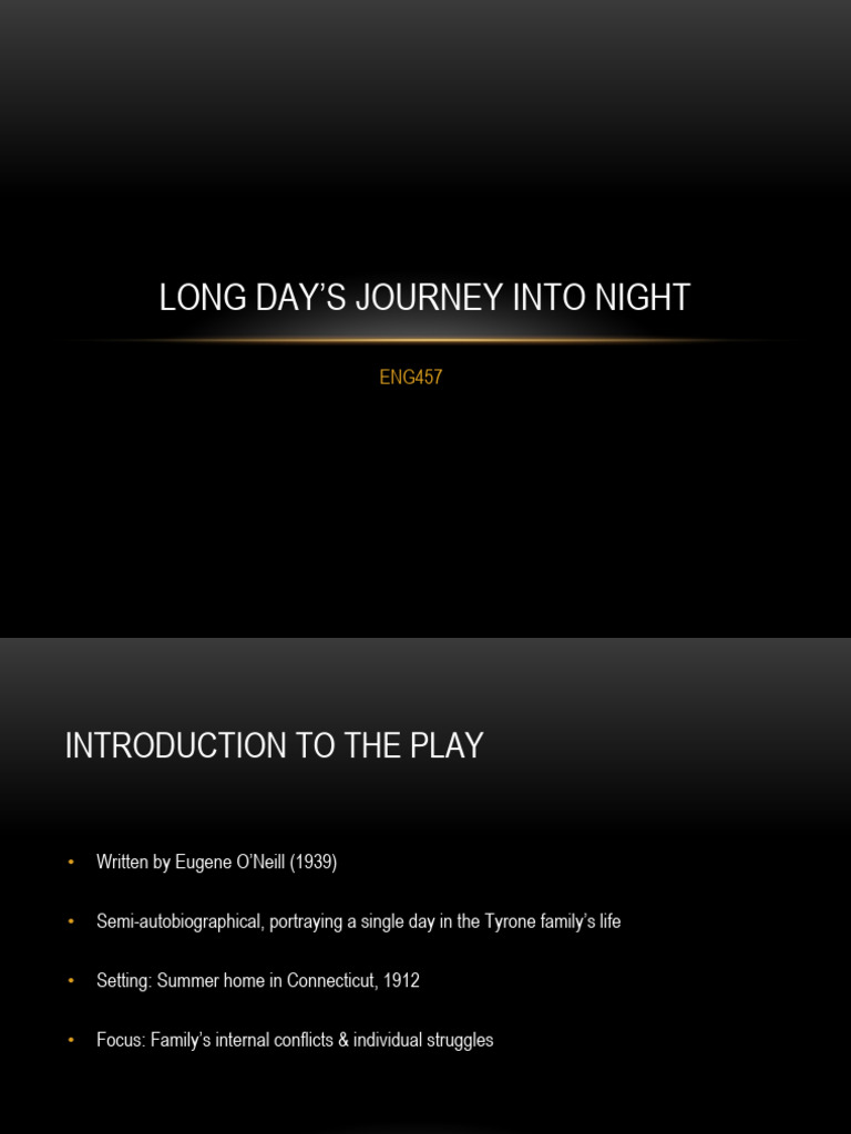 Long Day's Journey Into Night | PDF | Suffering | Psychological Concepts