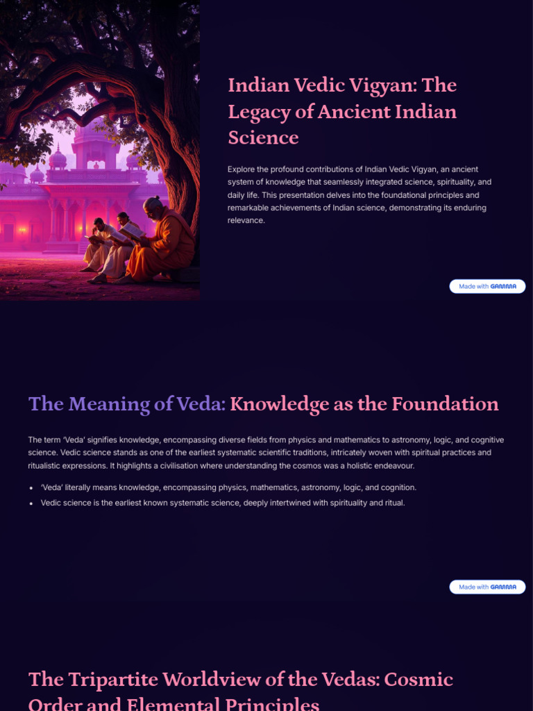 Vedic Science: Ancient Wisdom Unveiled | PDF | Vedas | Science