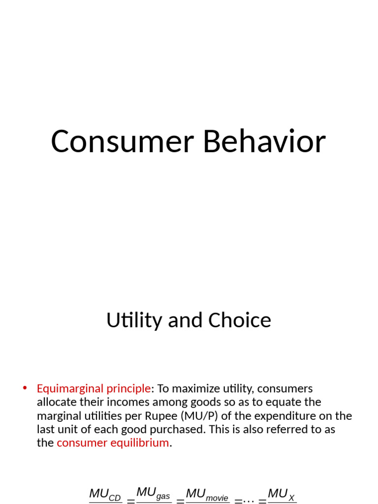 Understanding Consumer Utility and Demand | PDF | Demand | Demand Curve