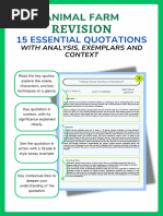 Old Major's Speech Analysis in Animal Farm | PDF | Rhetoric