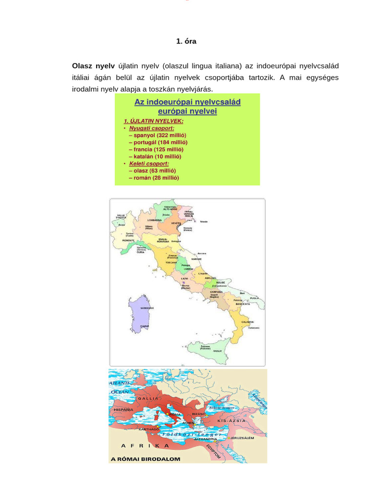 Italin 1 | PDF