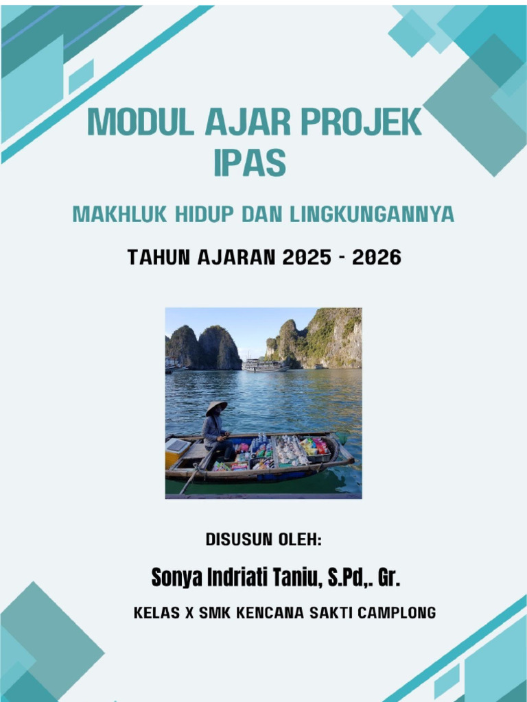 MODUL AJAR PROJEK IPAs Makhluk Hidup & Lingkungannya. Sonya | PDF
