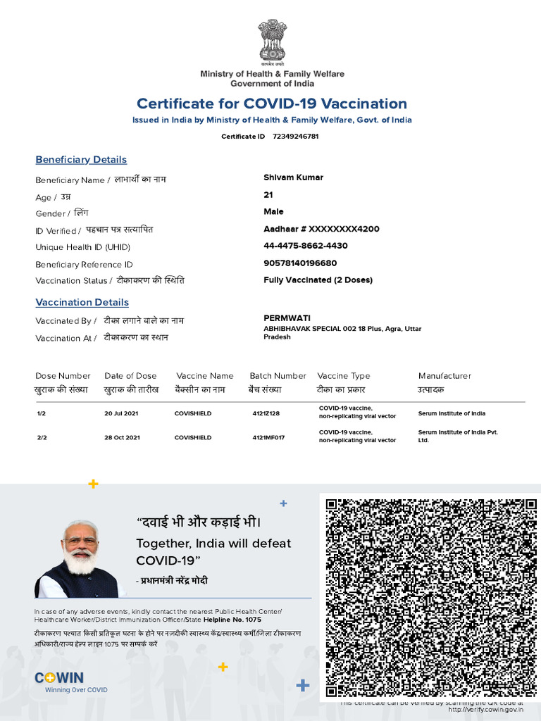 Covin VACER 72349246781 | PDF | Medicine | Biotechnology