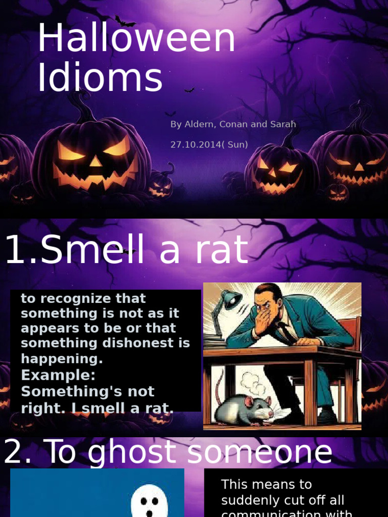 Halloween Idioms | PDF