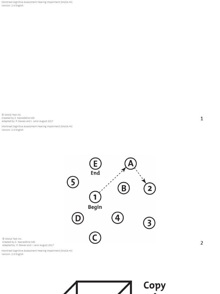 MoCA-HI English Flash Cards - V2.0 | PDF | Mental Processes | Neuroscience