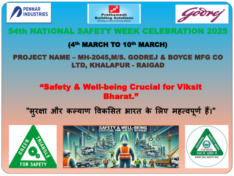 54th - National Safety Week - Banner | PDF