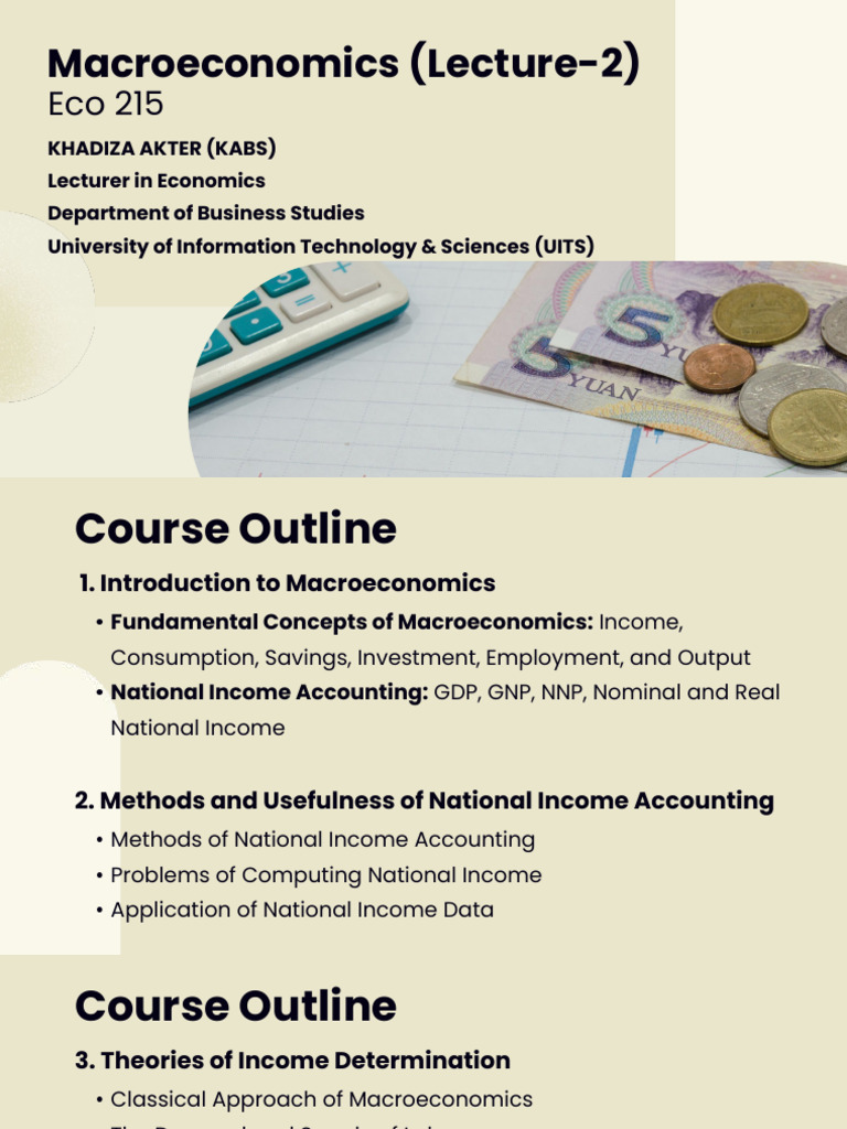 Macroeconomics Lecture 2 | PDF | Macroeconomics | Microeconomics