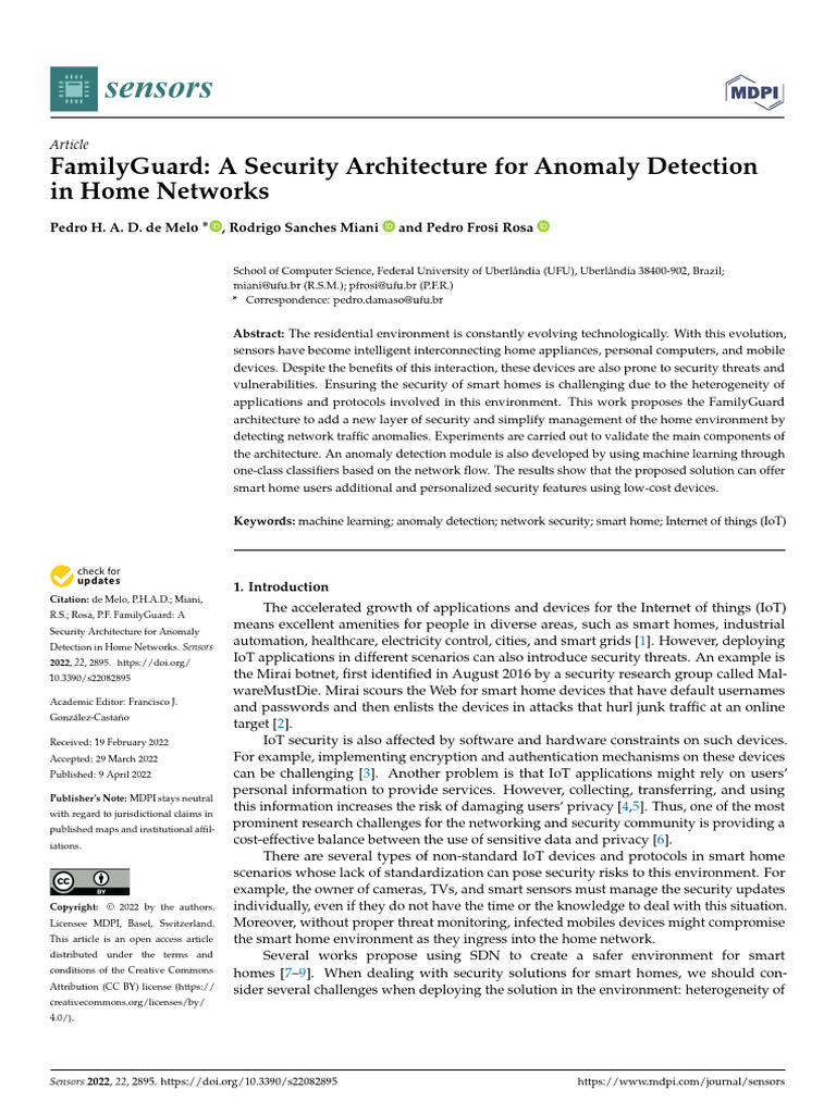 FamilyGuard: Smart Home Security Architecture | PDF | Internet Of ...