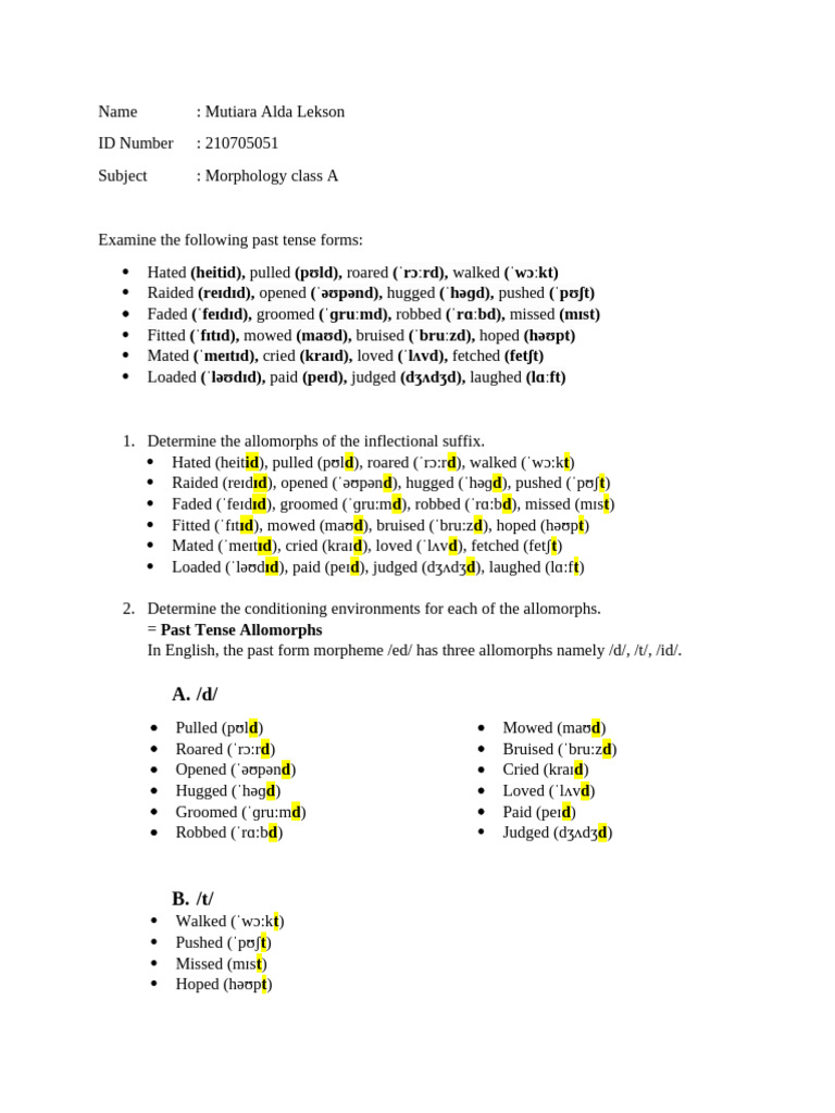 21-051 Mutiara Alda Lekson (Allomorph) | PDF