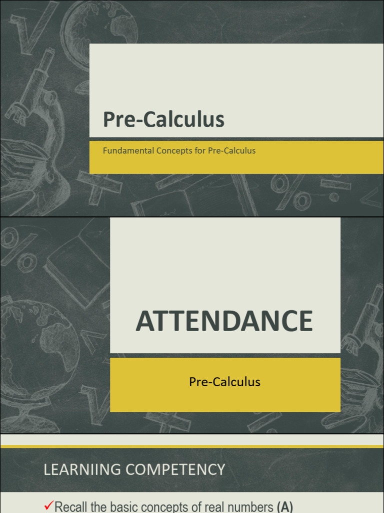 Pre-Calculus: Understanding Real Numbers | PDF | Numbers | Real Number