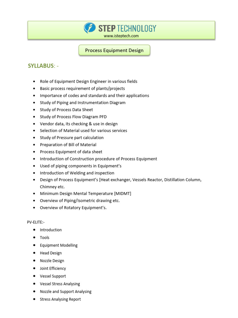Process Equipment Design | PDF