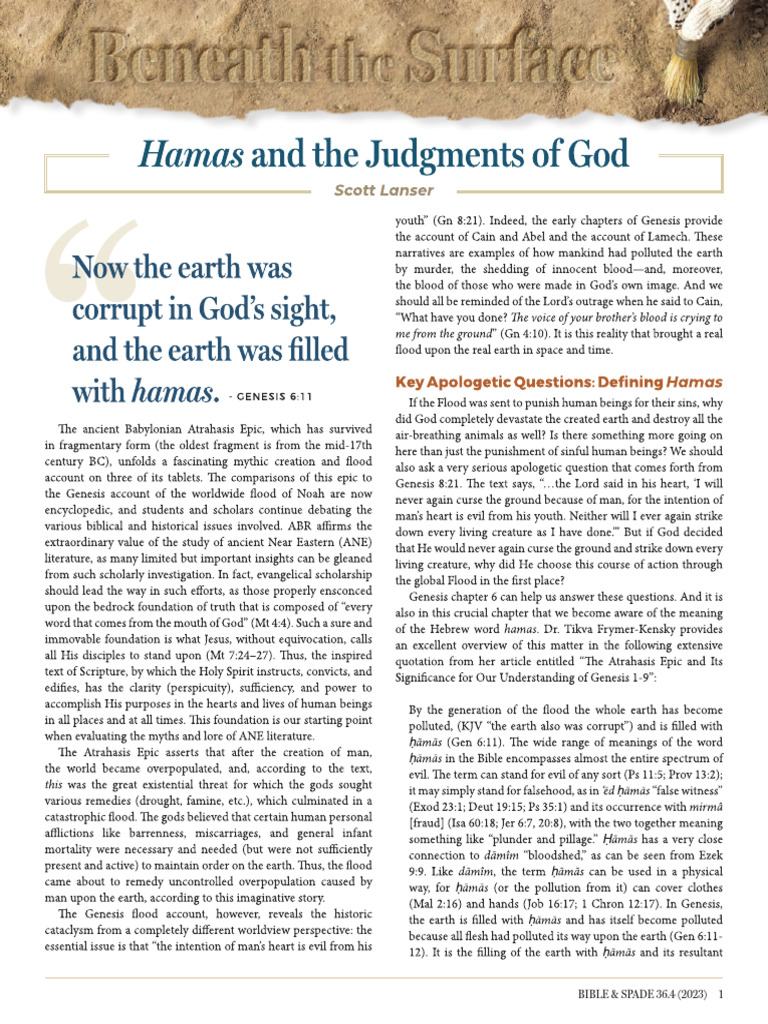 Hamas and The Judgments of God BAS Fall 2023 | PDF