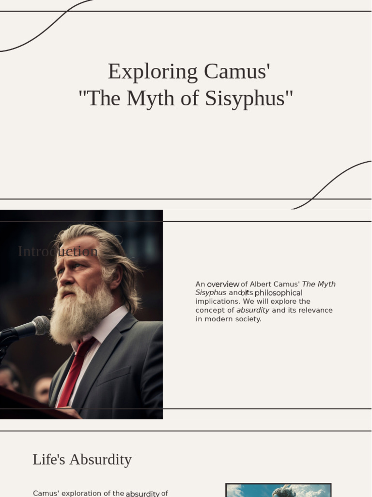 Exploring Camus The Myth of Sisyphus | PDF