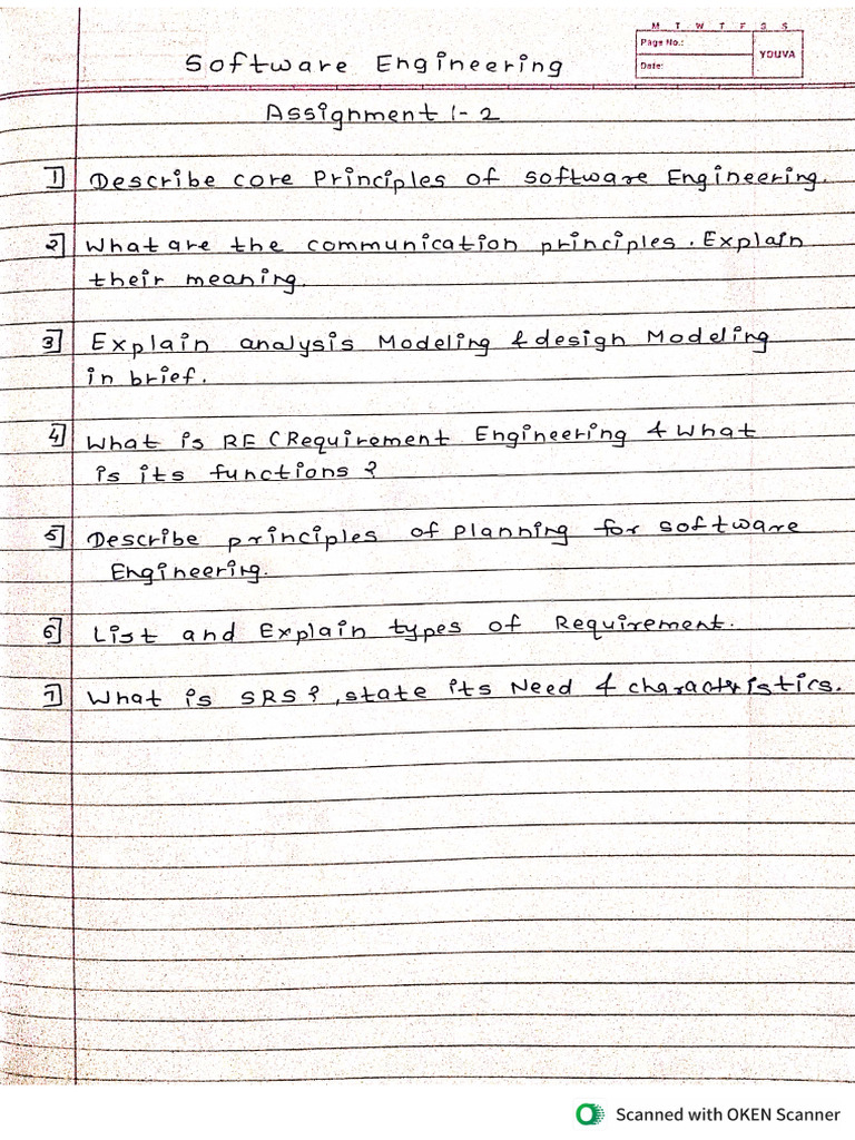 Software Engineering Assignment - 2 | PDF