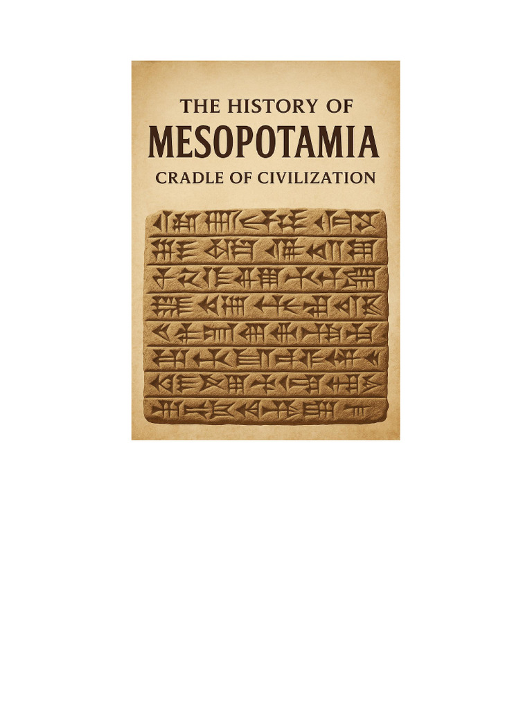 The History of Mesopotamia Cradle of Civilization | PDF | Mesopotamia ...
