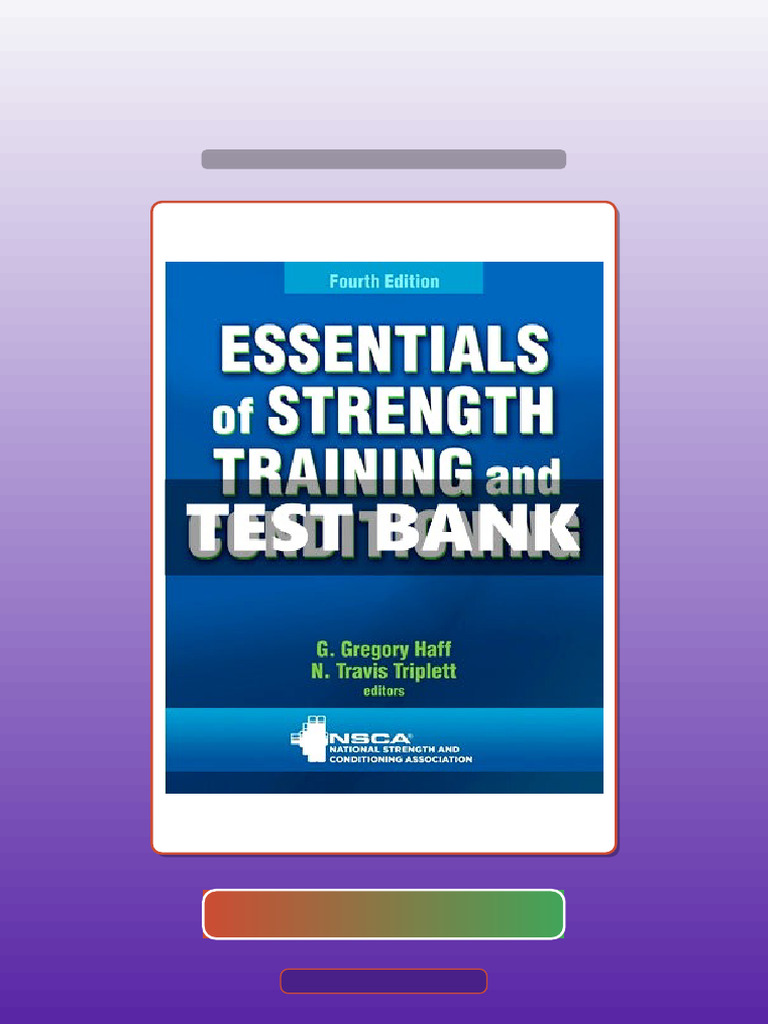 Essentials of Strength Training and Conditioning 4 Ed Haff eBook and ...