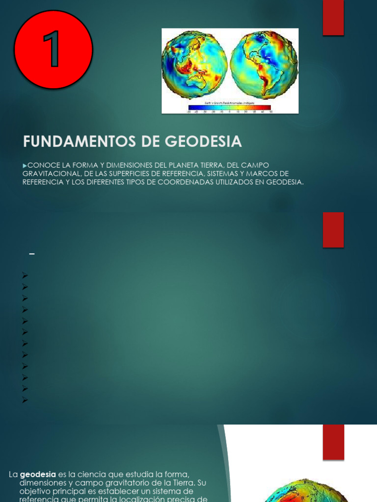 Fundamentos de Geodesia y sus Divisiones | PDF | Geodesia | Latitud