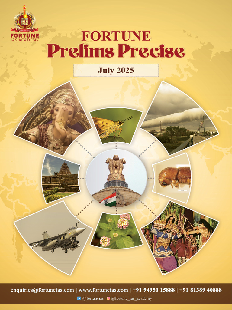 Prelims Precise July (2025) | PDF | Euro | Eurozone