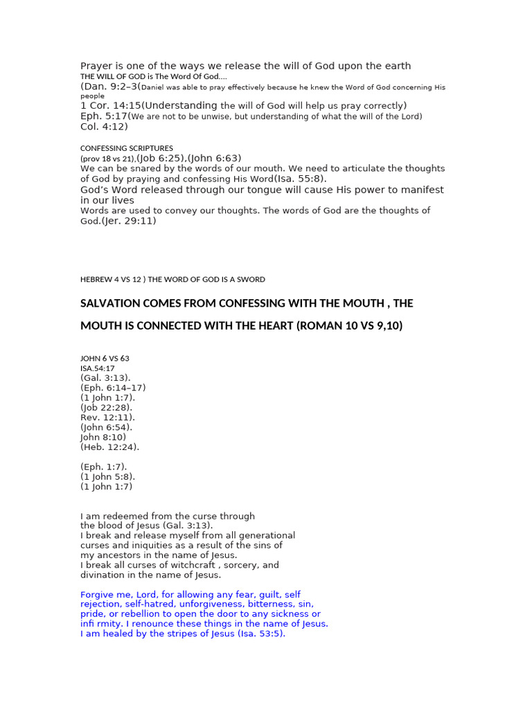 Confessing Scripture 2025 AMK | PDF | Theology | Religious Belief And Doctrine