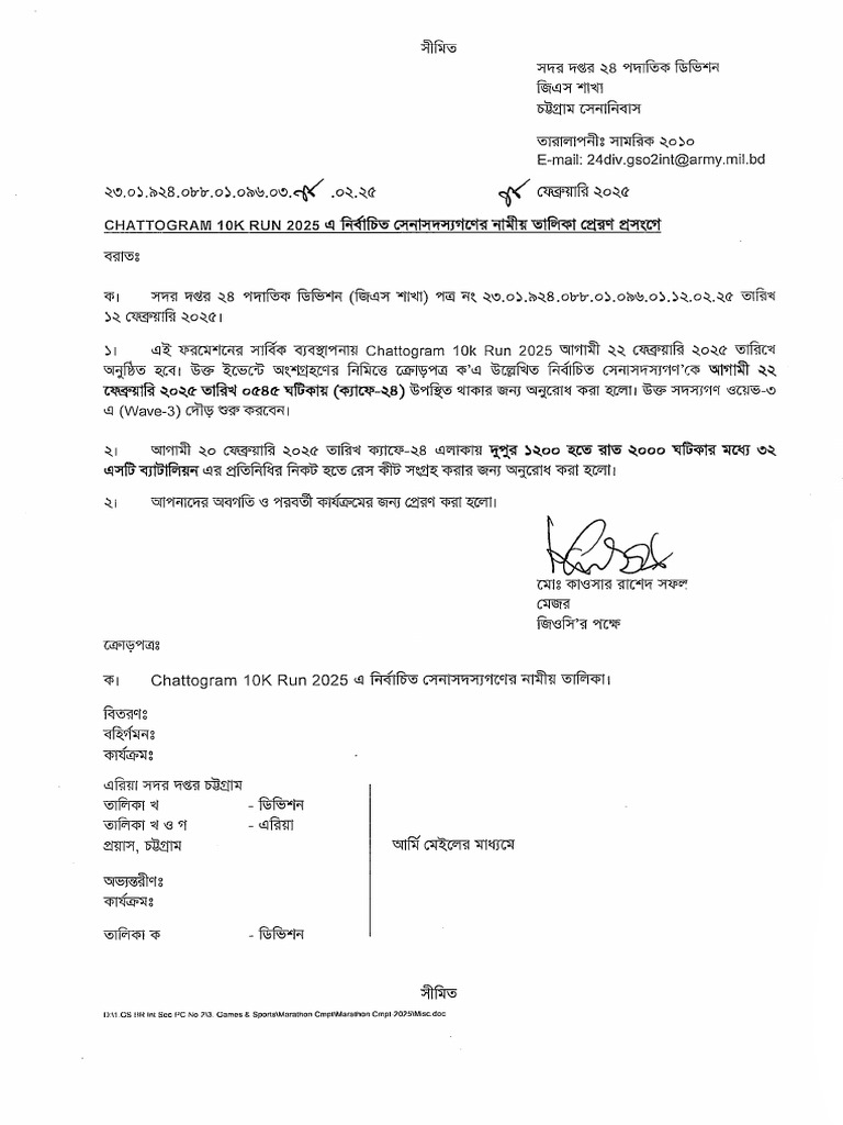 Selected CTG 10k Run 2025 Nominal Roll - Navy | PDF
