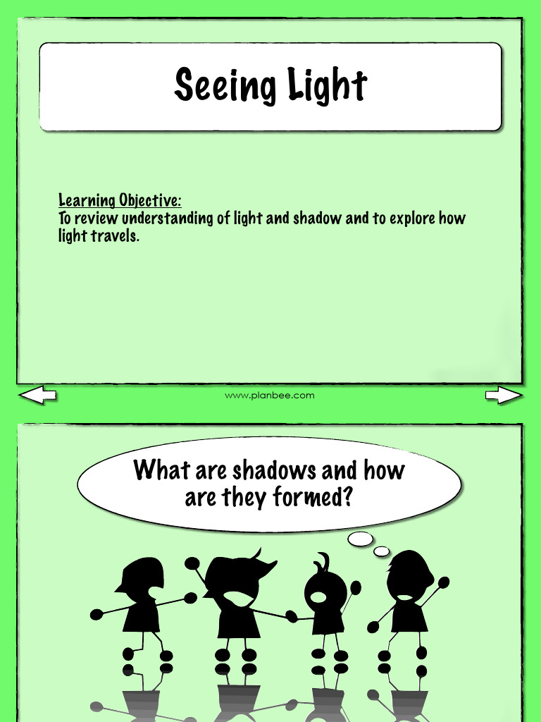 Seeing Light Lesson 1 | PDF