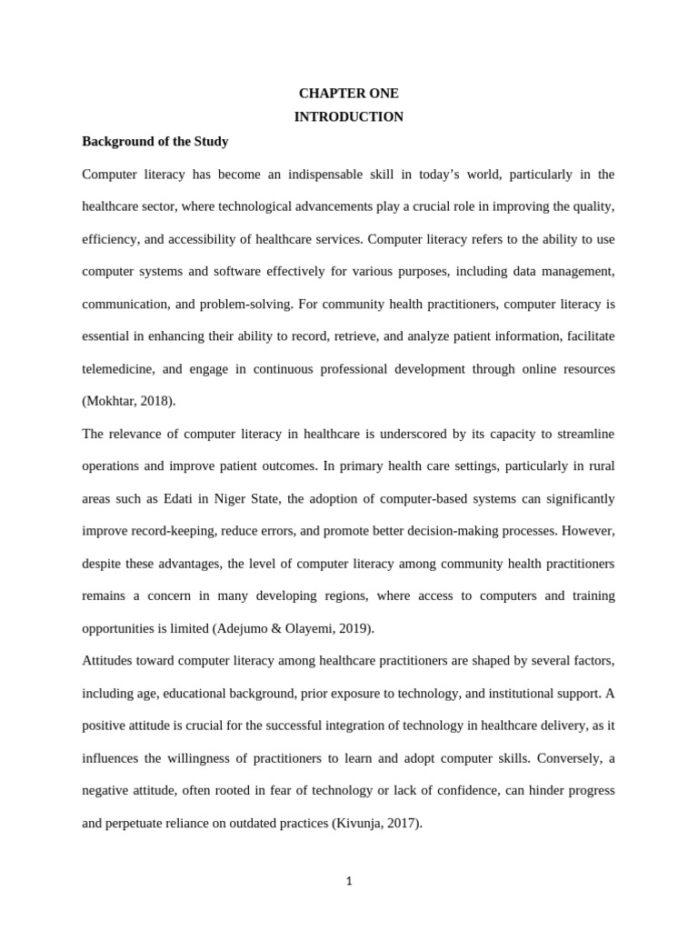 Computer Literacy Project | PDF | Health Care | Electronic Health Record