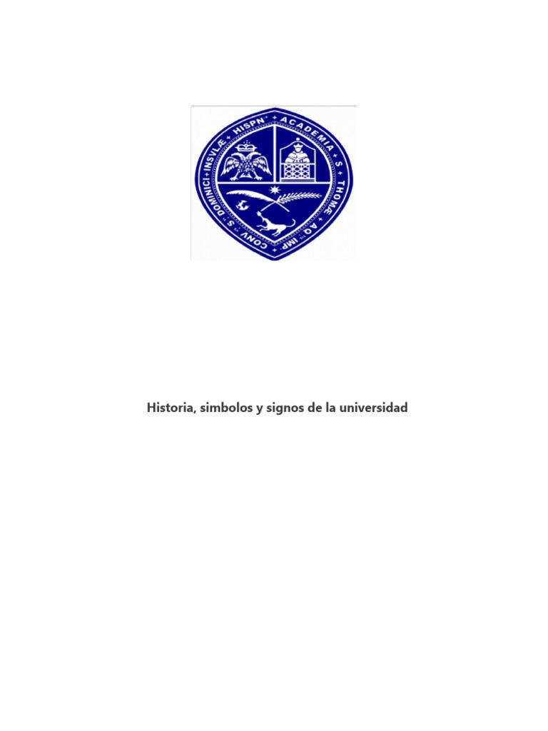 Historia y símbolos de la UASD | PDF