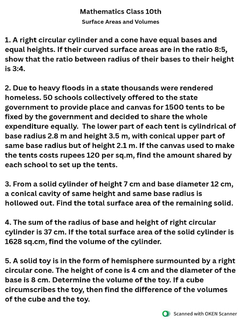 Mathematics Assignment | PDF
