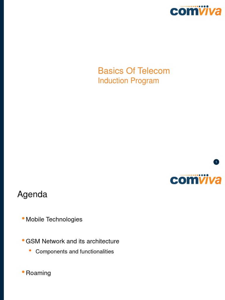 Telecom Network Fundamentals Overview | PDF | Telecommunications ...