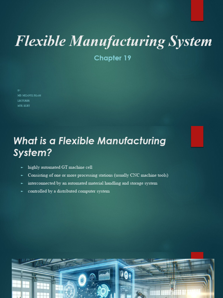 Flexible Manufacturing System 1 | PDF | Machining | Machines