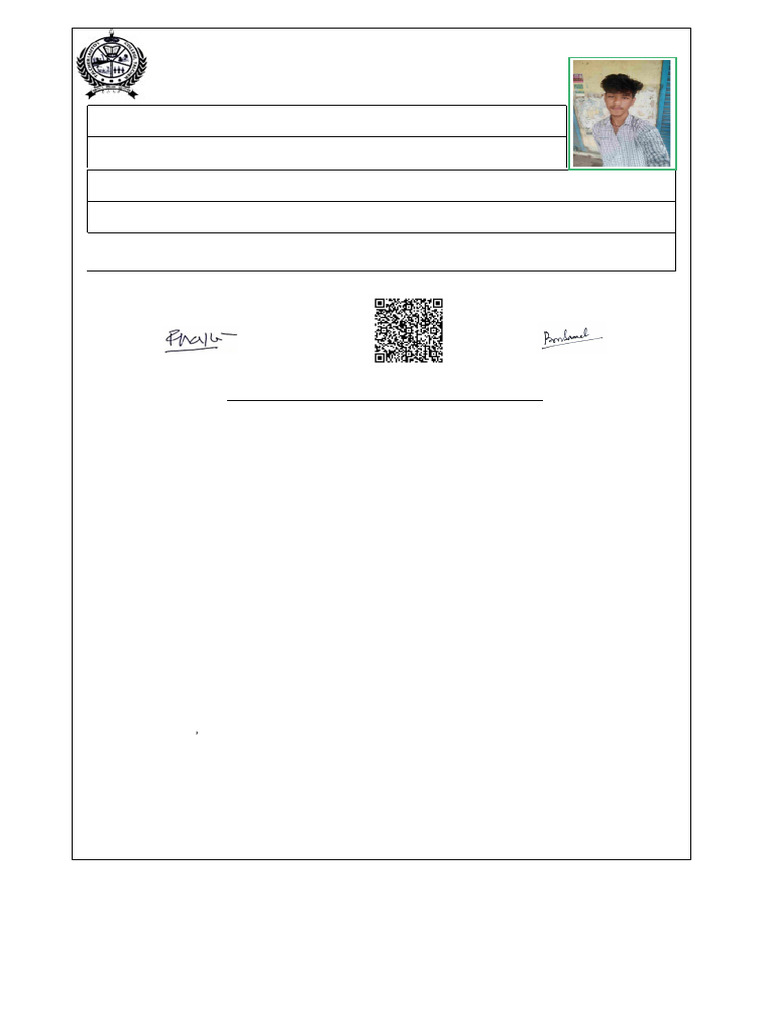 Examination Card Guidelines 2023-2026 | PDF