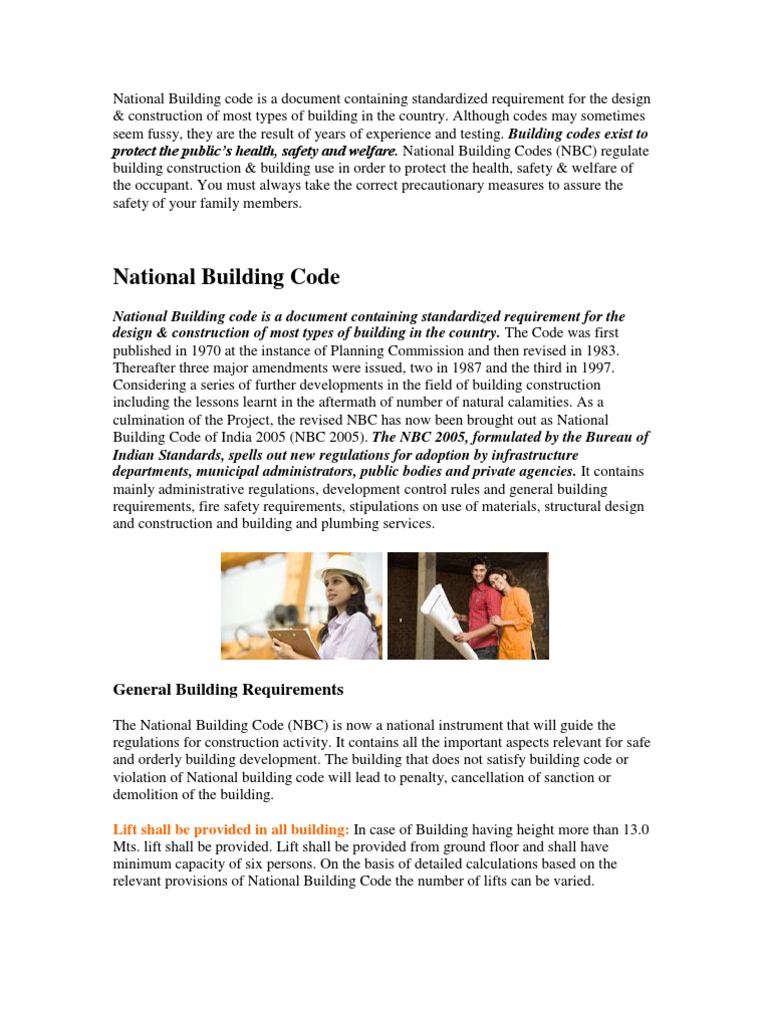 National Building Code | PDF | Building Code | Plumbing