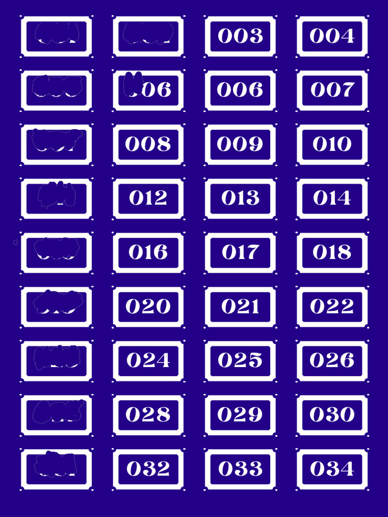 Bookcase Numbers | PDF