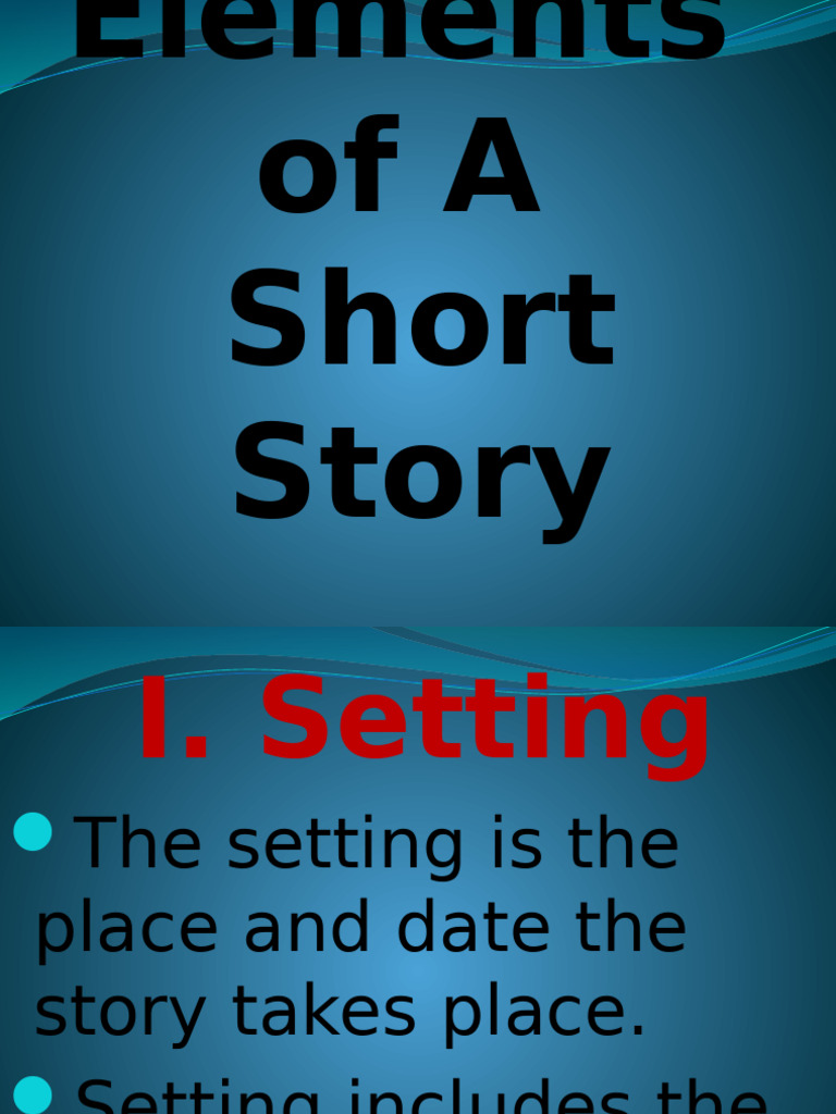 Key Elements of Short Stories | PDF | Plot (Narrative)