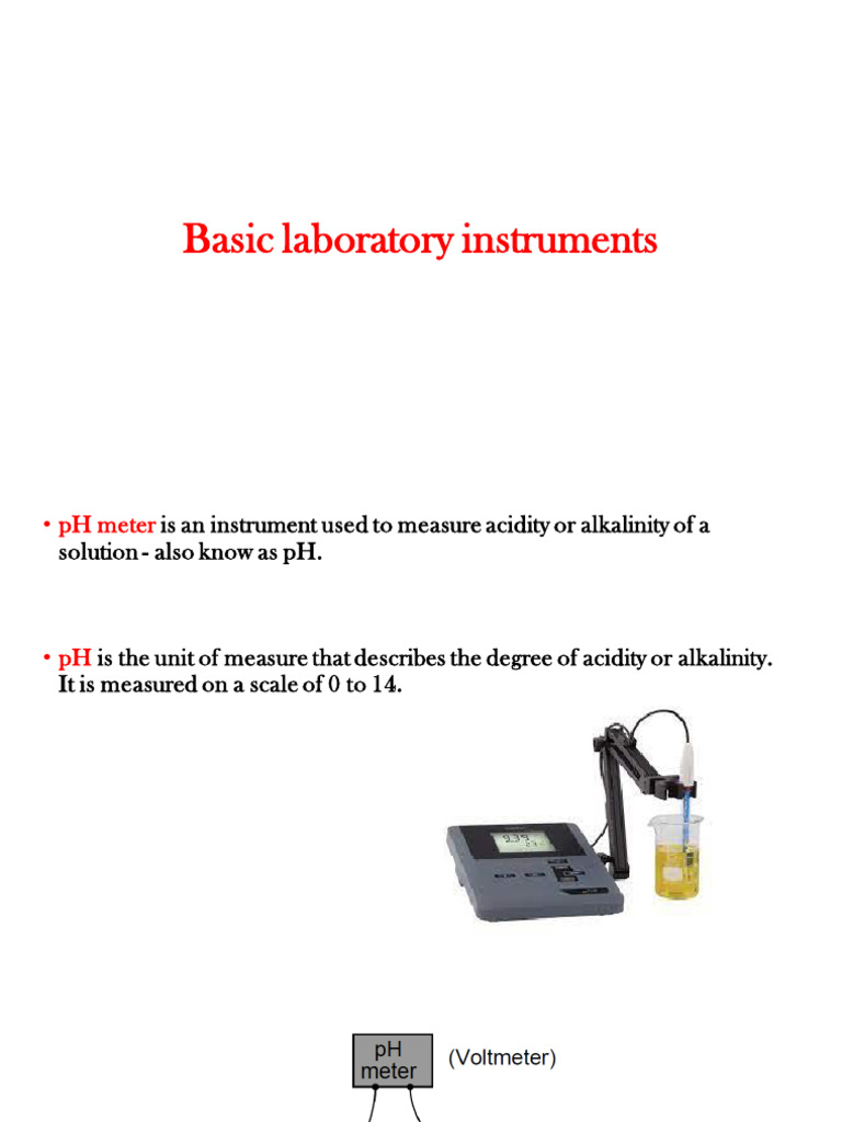 Essential Laboratory Instruments Guide | PDF | Centrifuge | Ph
