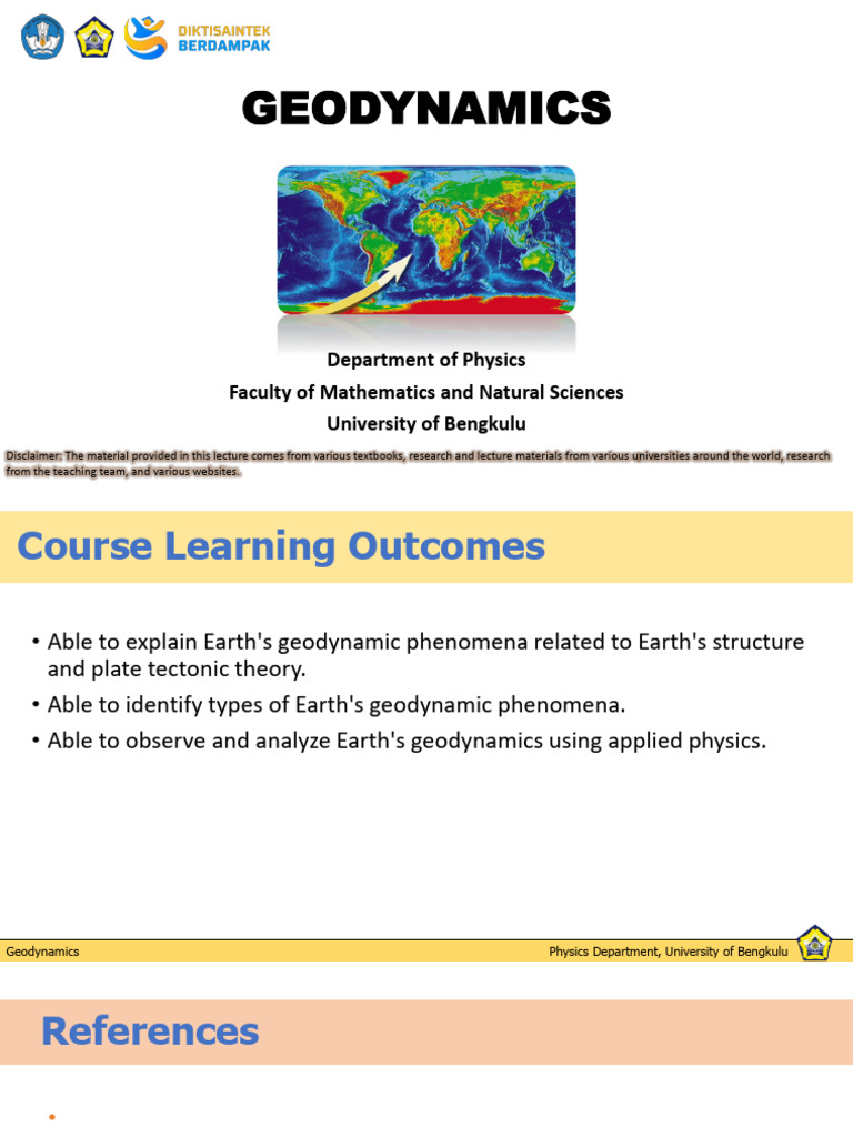 Introduction of Geodynamics | PDF | Plate Tectonics | Earth Sciences