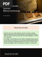 Dead Sea Scrolls vs. Biblical Texts | PDF | Dead Sea Scrolls ...