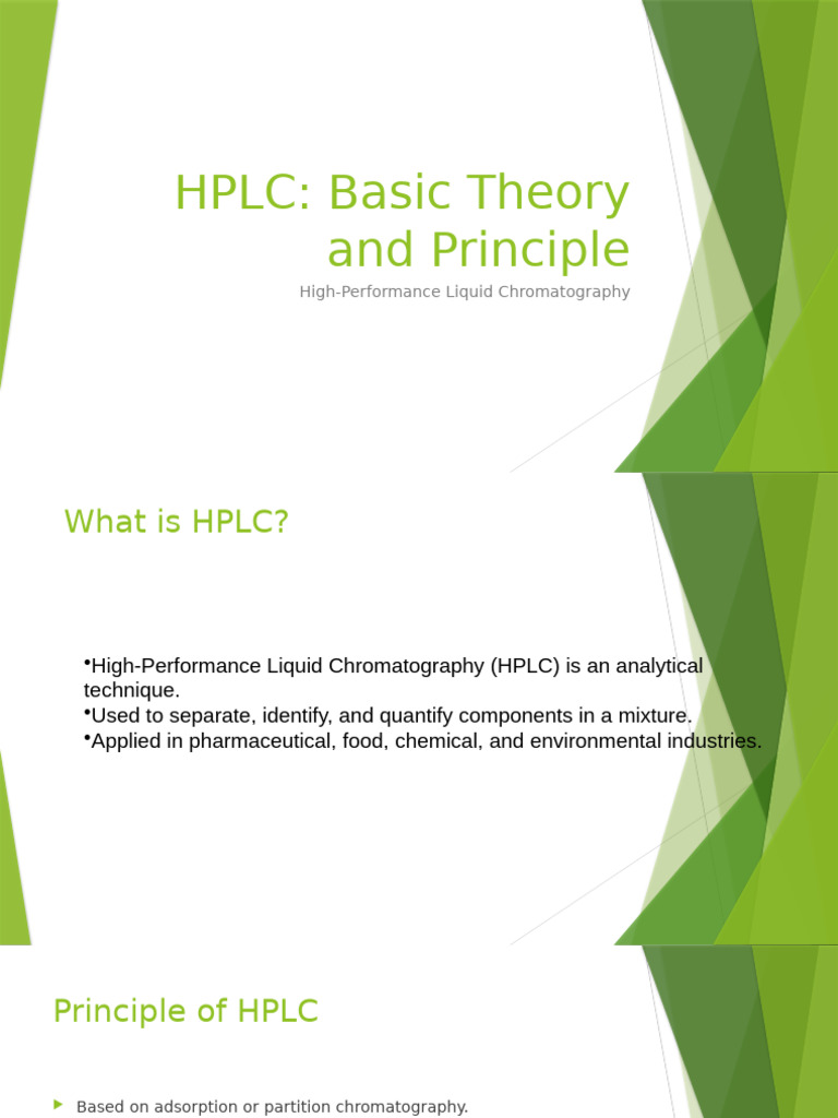 HPLC Basic | PDF