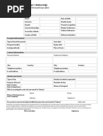 Visitor Visa Application Form 1419 | PDF | Travel Visa | Cheque