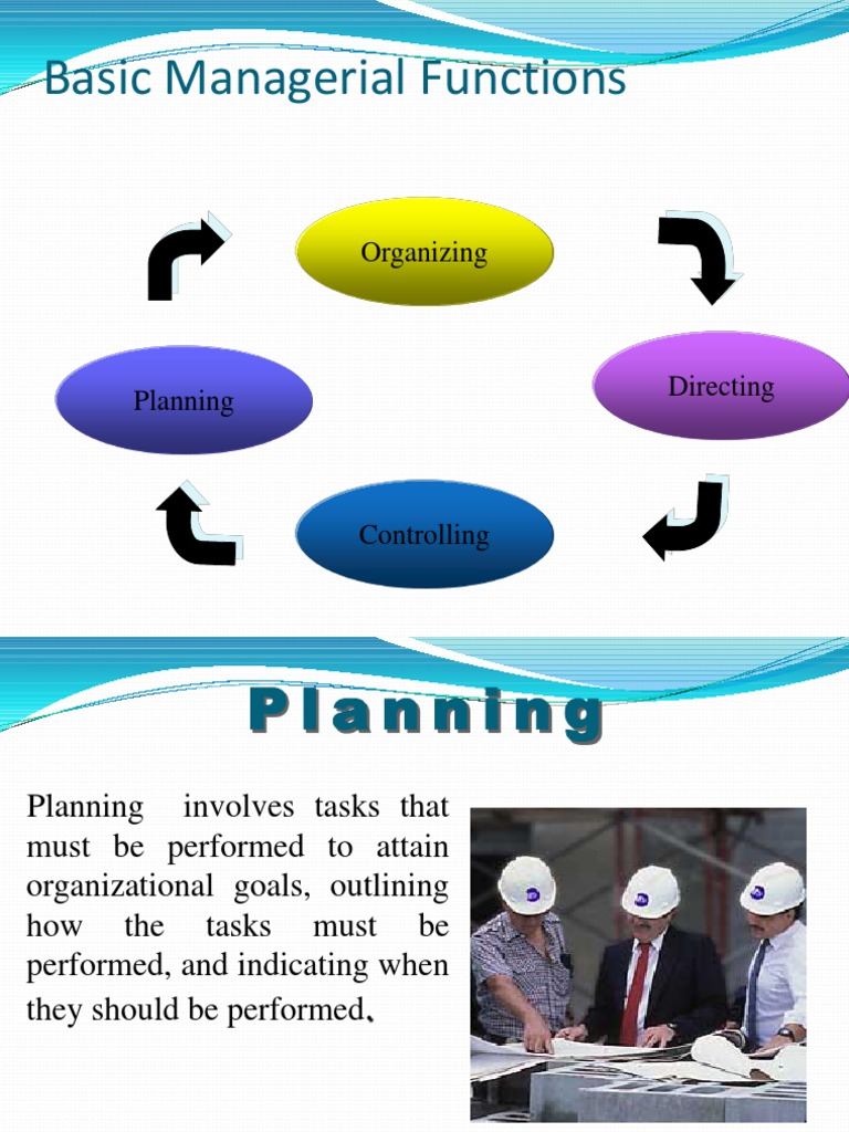 Key Managerial Functions Explained | PDF | Goal | Competence (Human ...