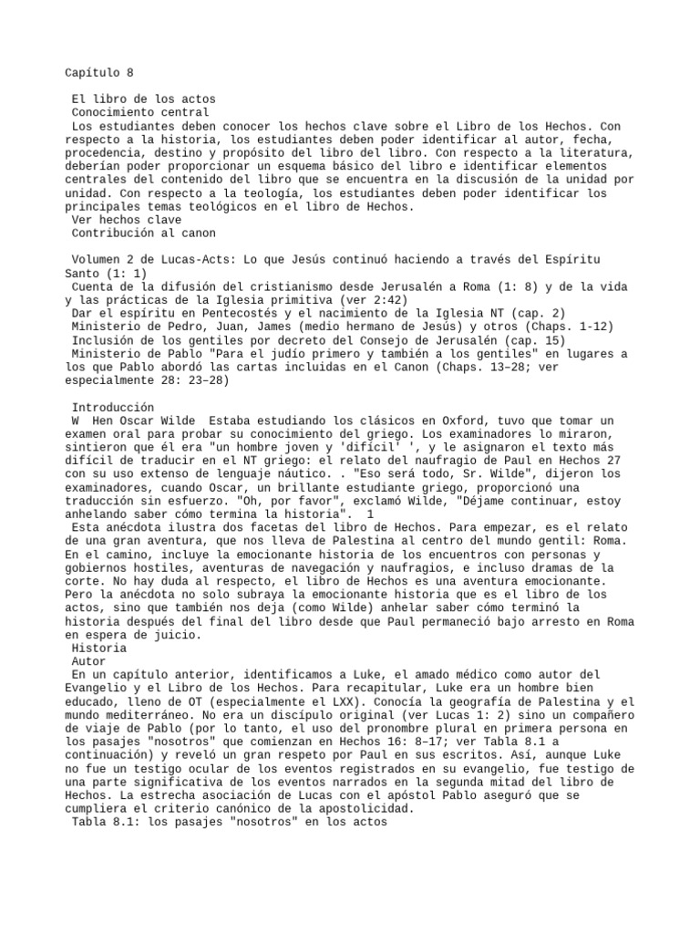 Claves del Libro de los Hechos en la Biblia | PDF | Pablo el apóstol ...